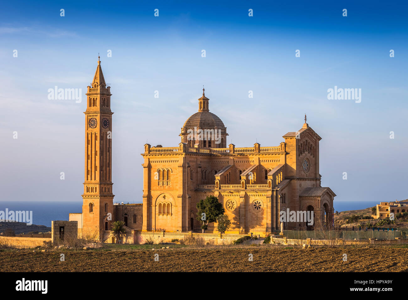 Gozo, Malta - The Basilica of the National Shrine of the Blessed Virgin ...