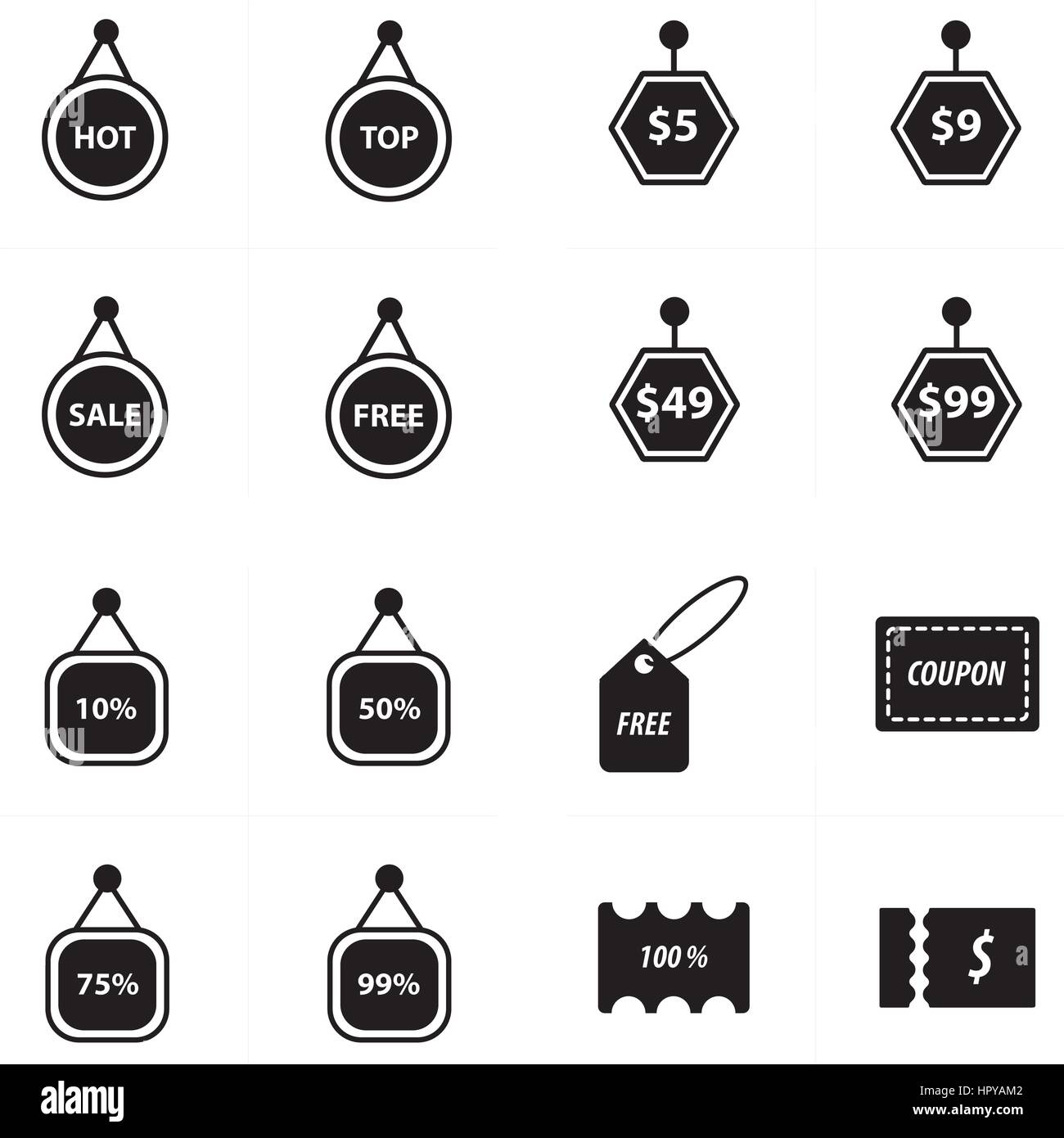 Price label set Stock Vector Image & Art - Alamy