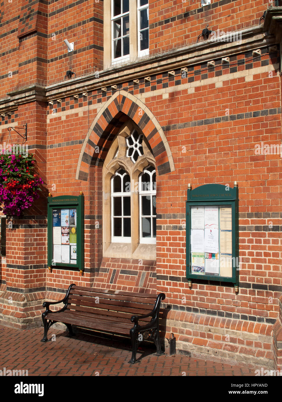 Wokingham Borough Council old Victorian town hall building ...
