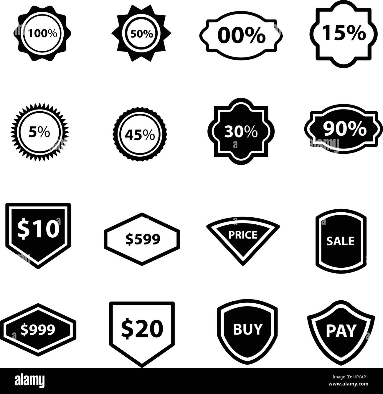 Label Design vector 16 item Stock Vector Image & Art - Alamy