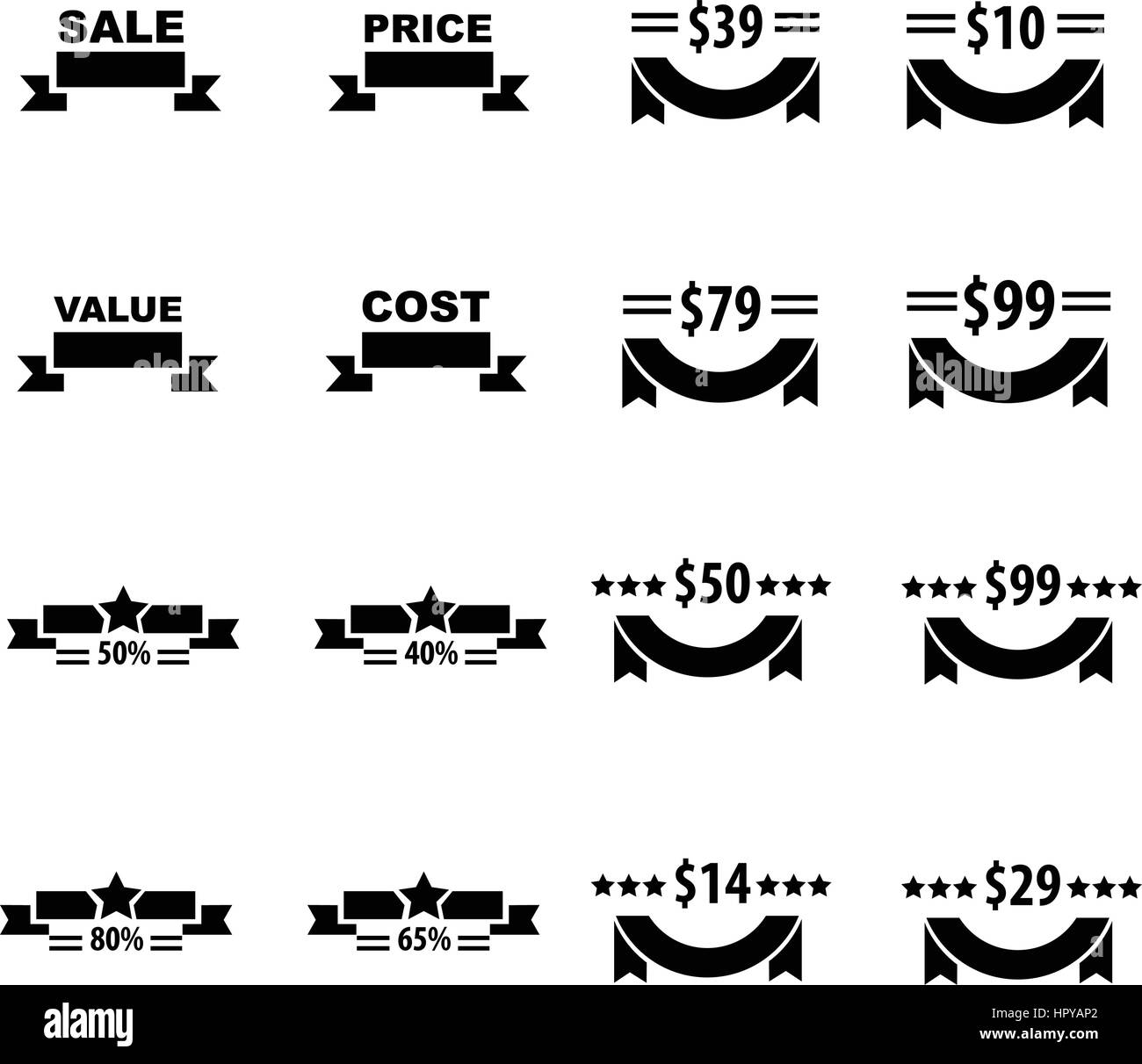 Old price sticker Stock Vector Images - Alamy