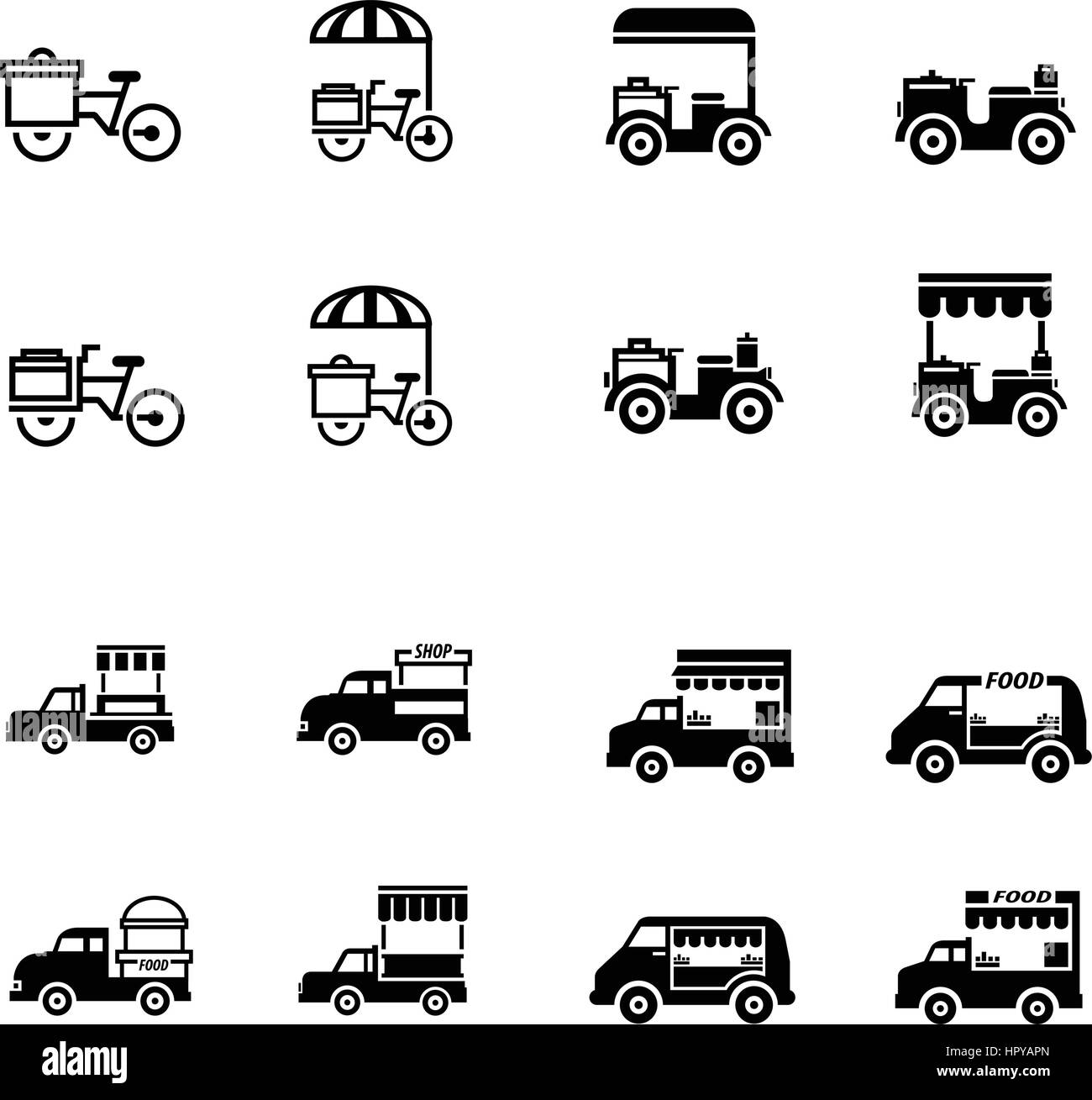 Pantry car Stock Vector Images - Alamy