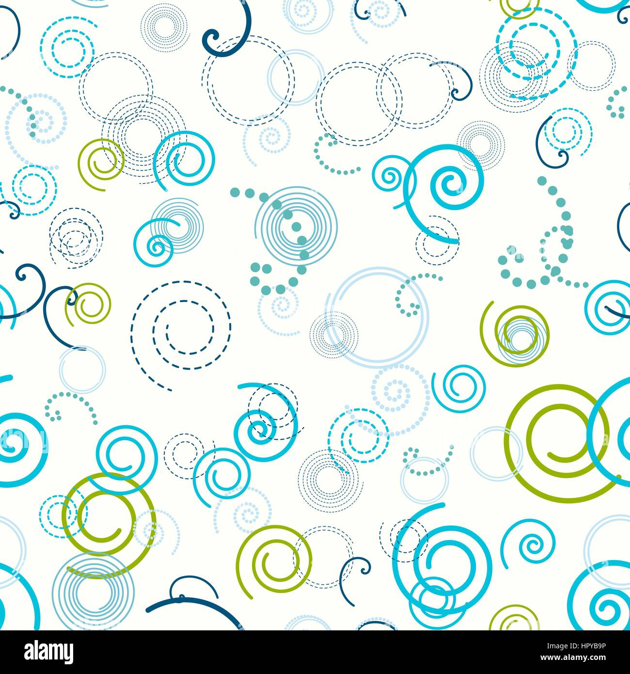 Seamless pattern. Swirls, spiral circle abstract vector background ...