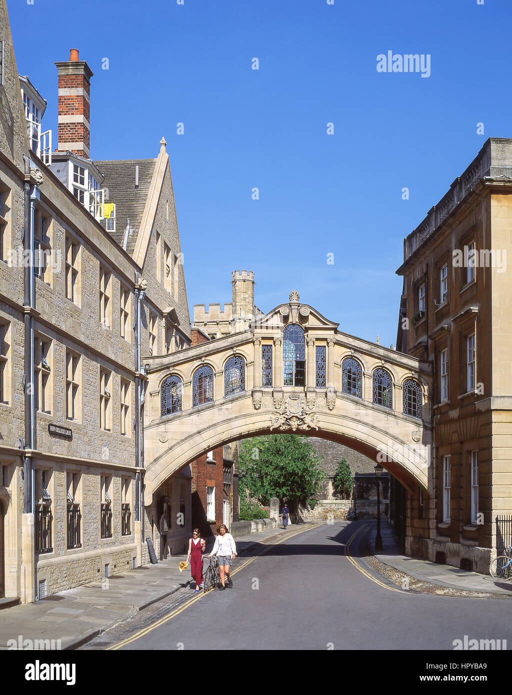 The Bridge of Sighs (Hertford Bridge), New College Lane, Oxford ...