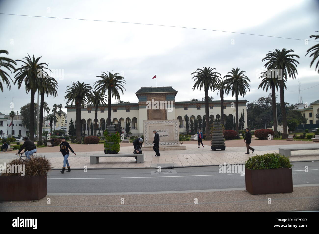 At Mohammed V square in Casablanca Stock Photo - Alamy