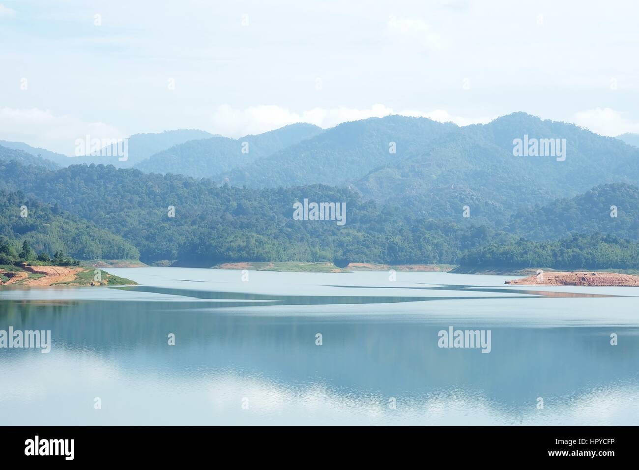 Scenic Shot of Kuala Kubu Dam in Malaysia Stock Photo - Alamy