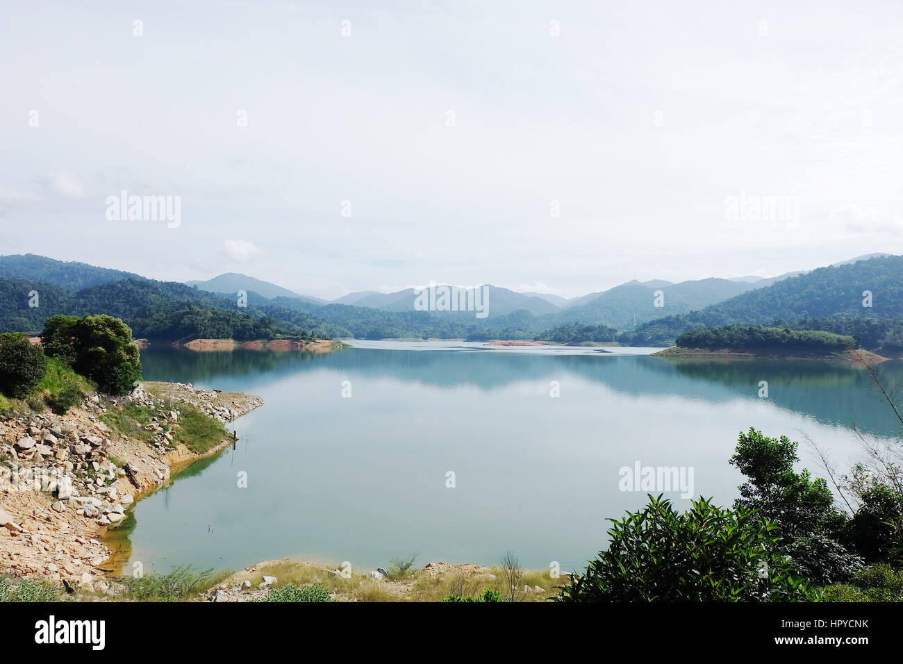 Scenic Shot of Kuala Kubu Dam in Malaysia Stock Photo - Alamy