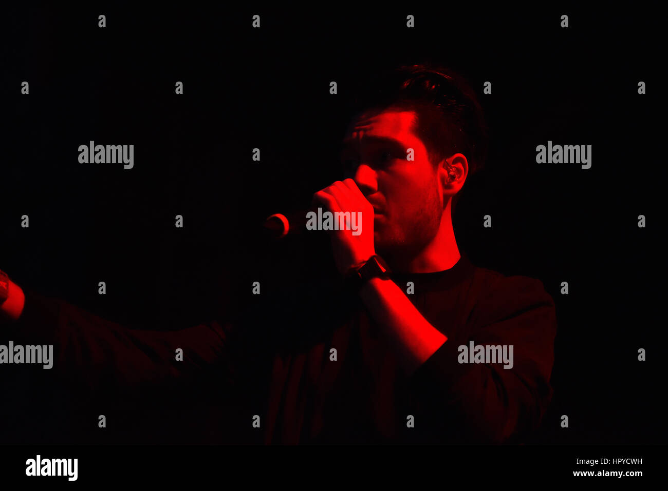 BONTIDA, ROMANIA - JULY 17, 2016: Singer Dan Smith of English band ...