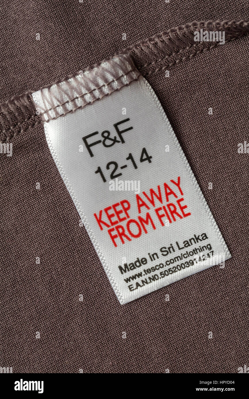 Keep away from fire label hi-res stock photography and images - Alamy