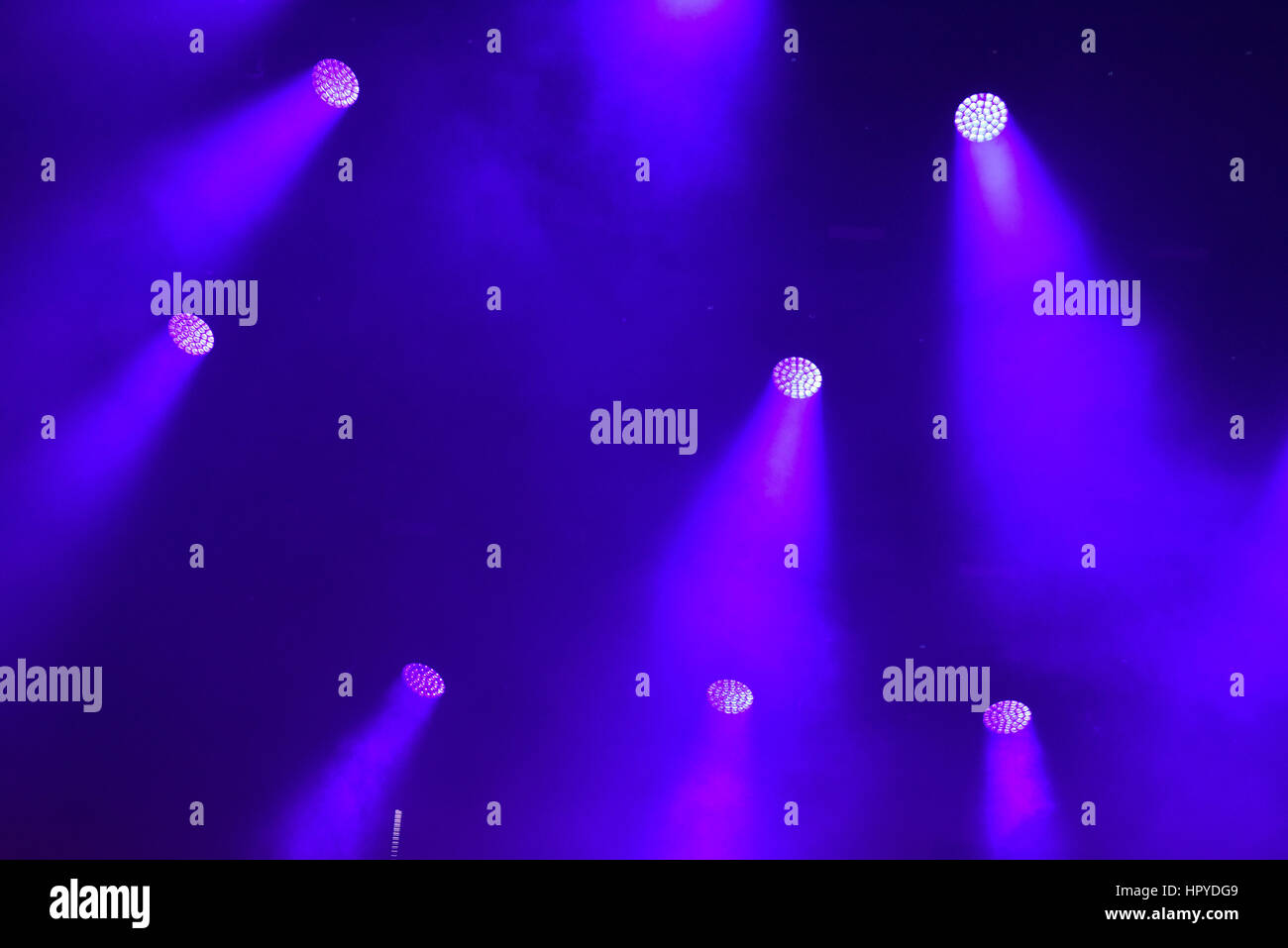 Stage lights at concert Stock Photo - Alamy