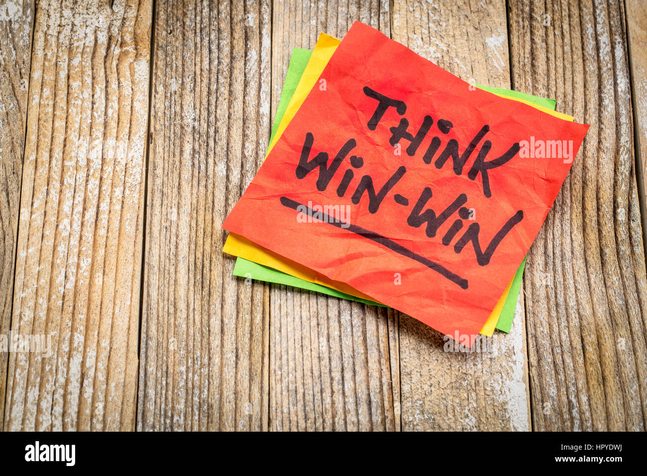 Think win win hi-res stock photography and images - Alamy
