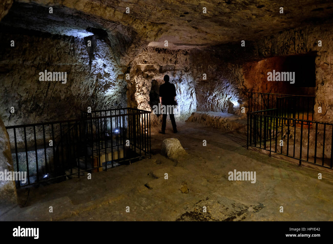 Underground cave inside the Greek Orthodox Patriarchate "Prison of ...