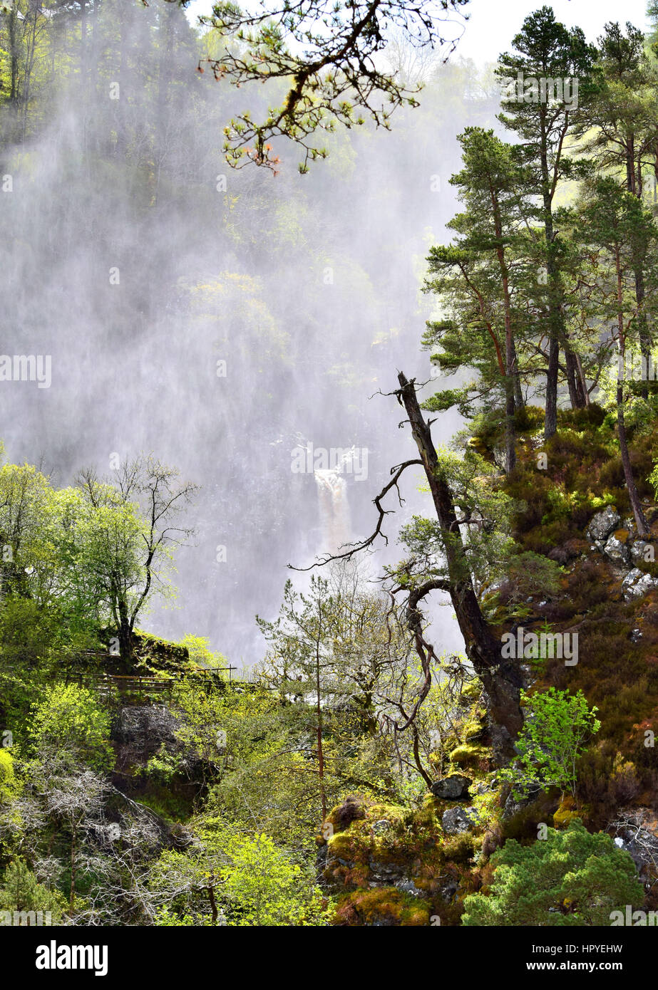 Foyers waterfall, Scotland Stock Photo - Alamy