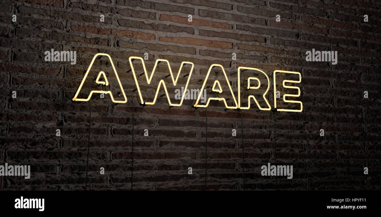 Image of word aware hi-res stock photography and images - Alamy