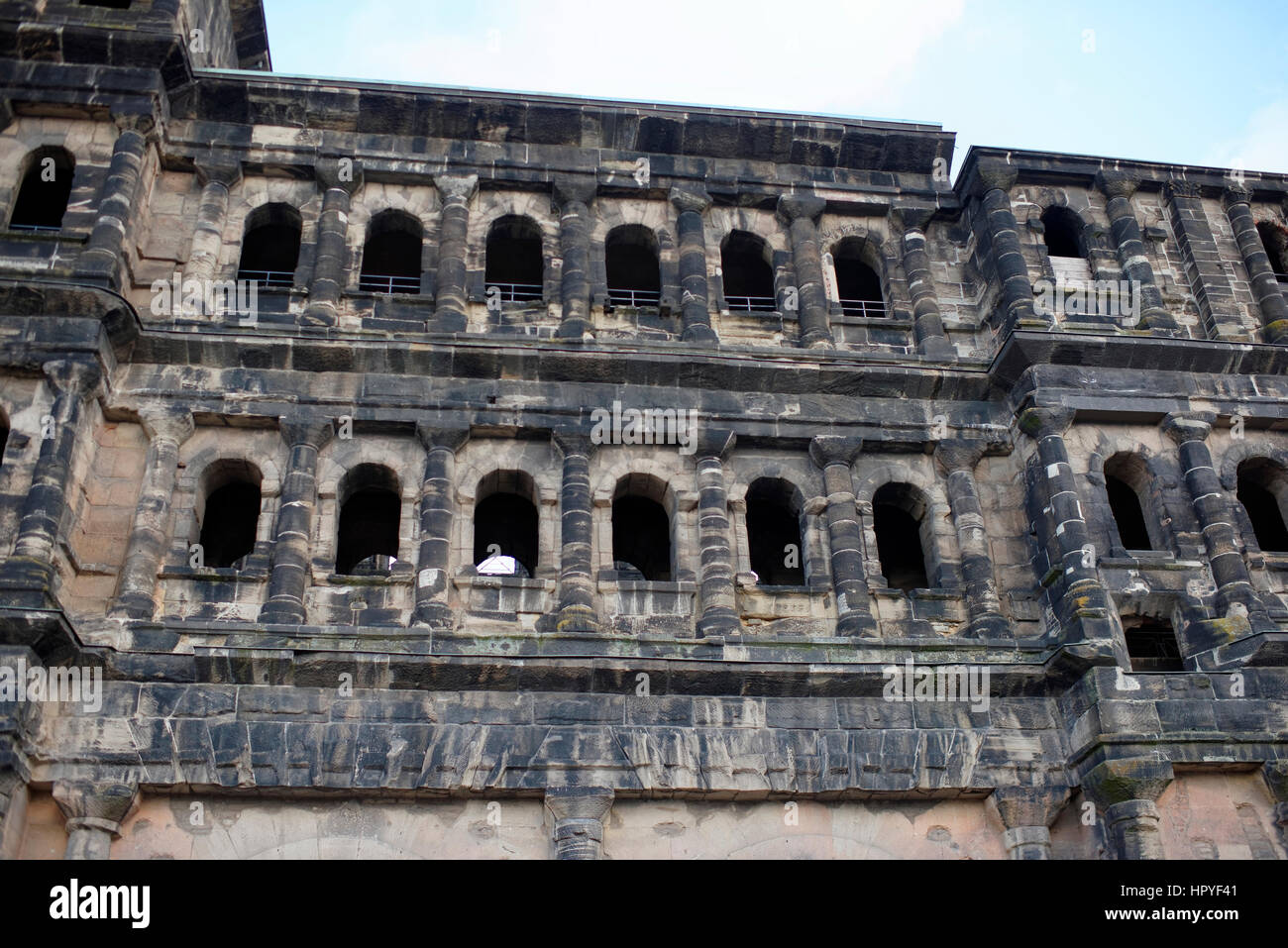 Porta nigra black gate hi-res stock photography and images - Alamy
