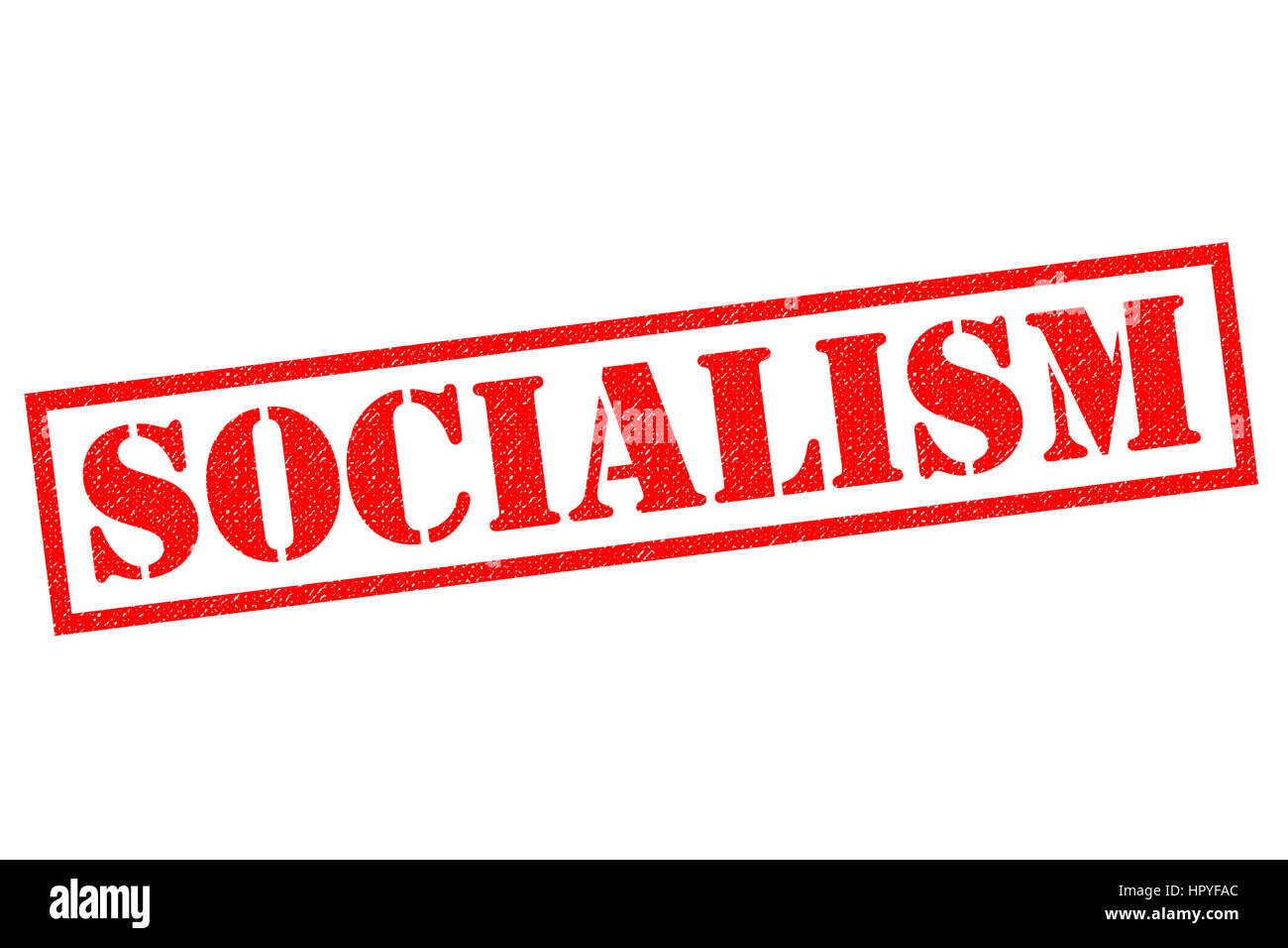 SOCIALISM red Rubber Stamp over a white background Stock Photo - Alamy