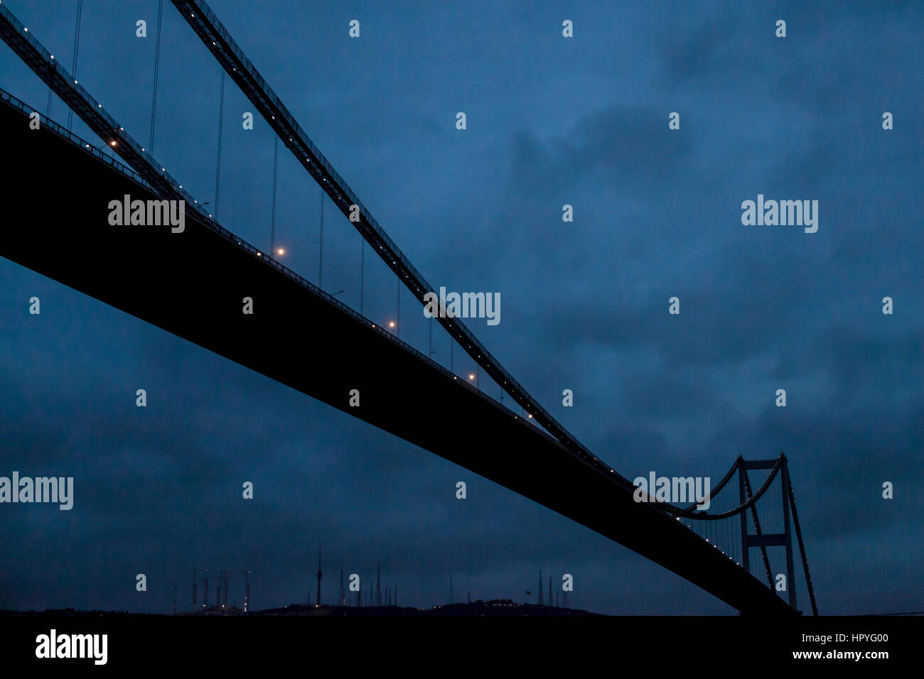 Europe-Asia bridge, Istanbul Stock Photo - Alamy