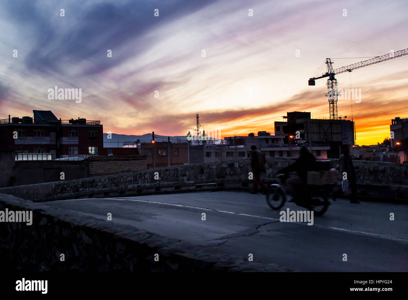 Suburb night street hi-res stock photography and images - Alamy