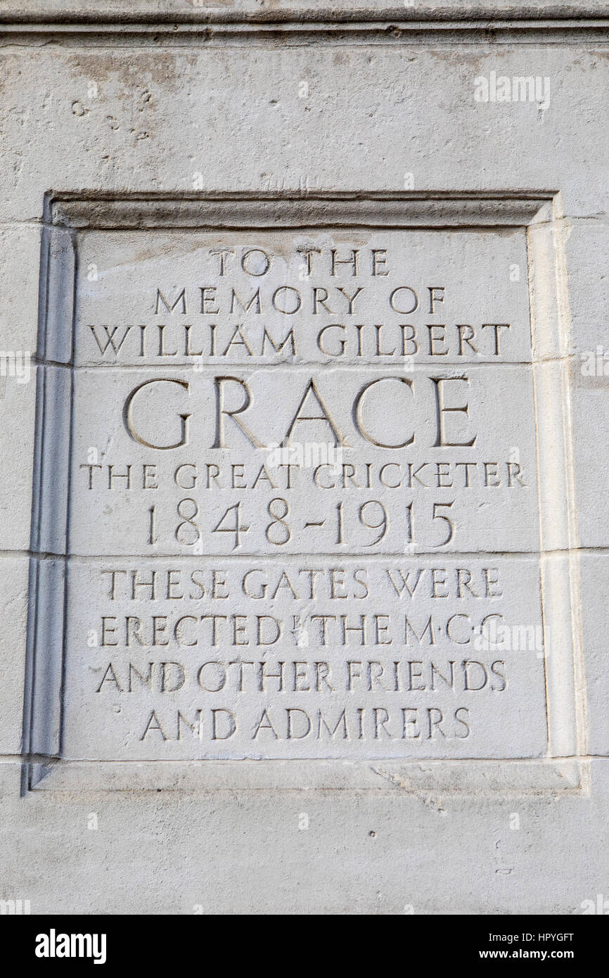 Grace gates lords cricket ground High Resolution Stock Photography and ...