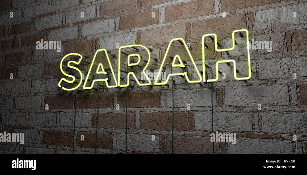 The Word Sarah Sign