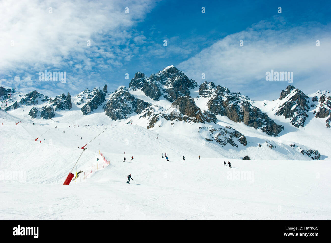 Courchevel ski resort hi-res stock photography and images - Alamy