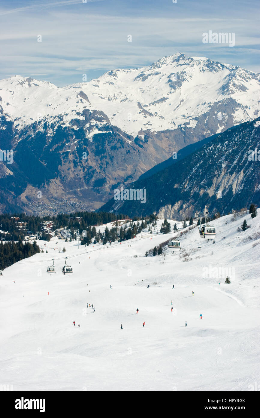 Courchevel ski resort hi-res stock photography and images - Alamy