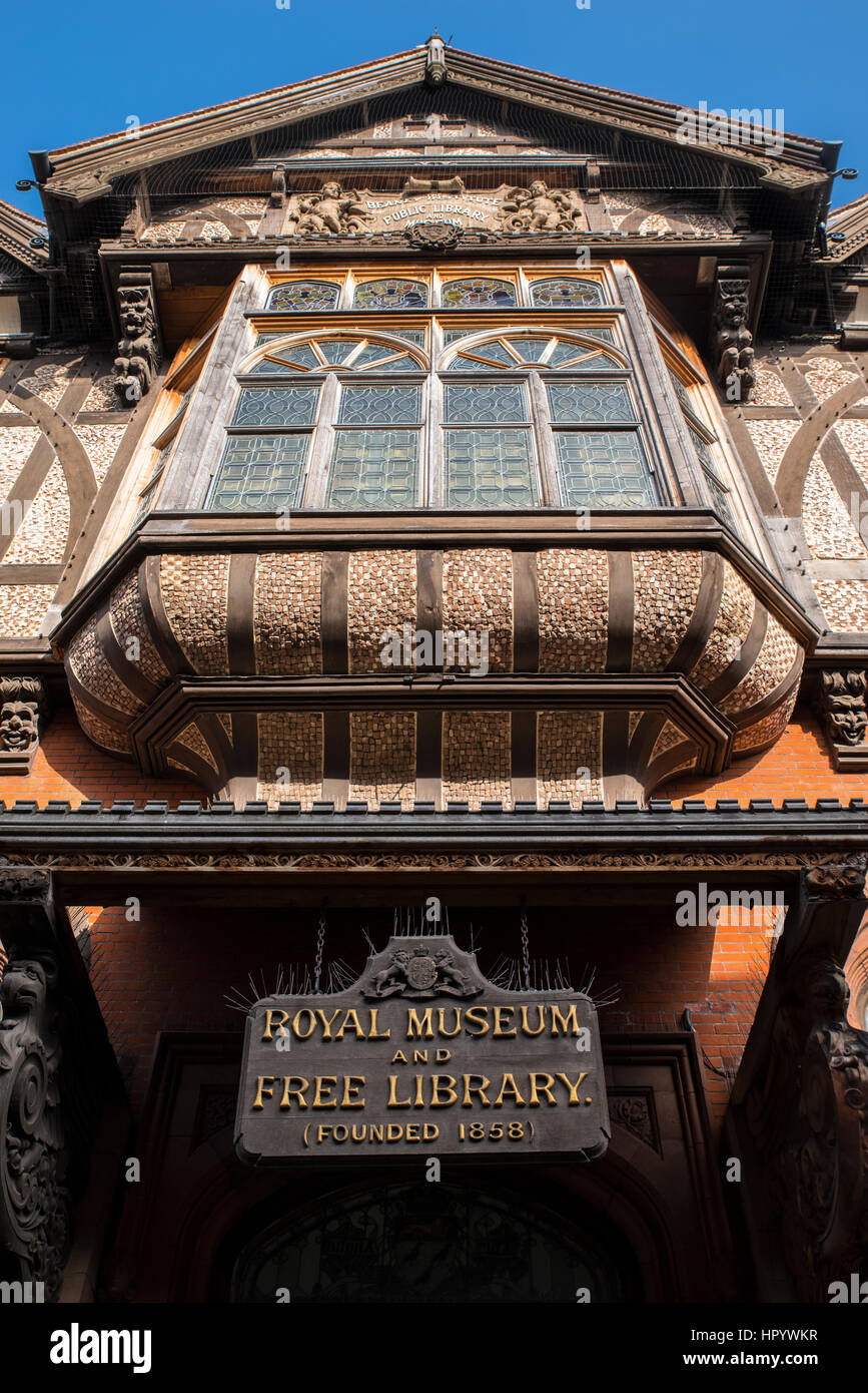 The beautiful facade of The Beaney House of Art and Knowledge in ...