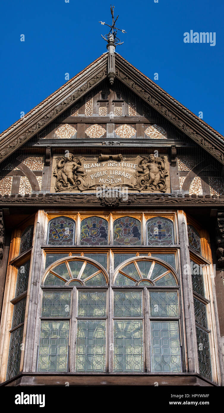 The beautiful facade of The Beaney House of Art and Knowledge in ...