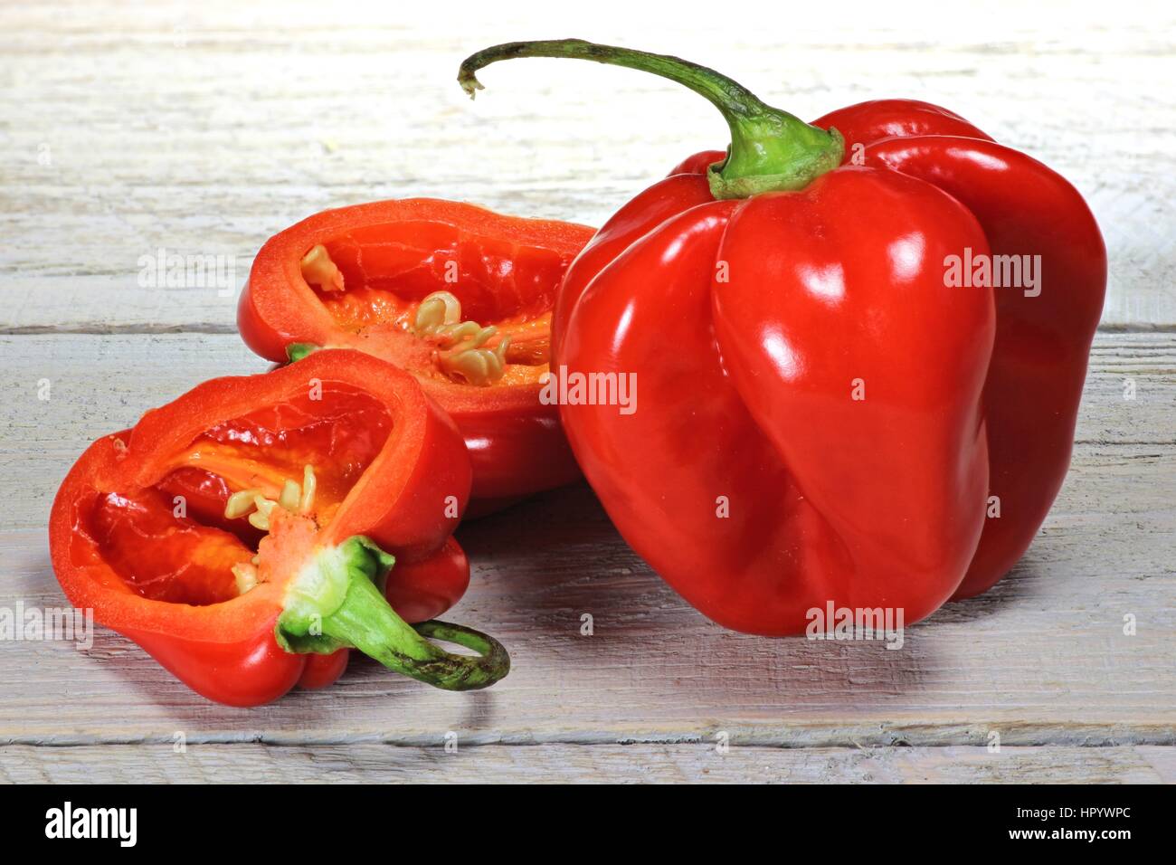 Capsicum chinense red habanero hi-res stock photography and images - Alamy