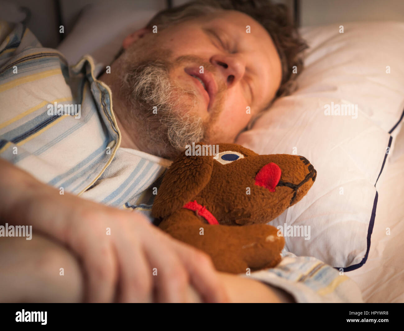 Night man sleeping dream hi-res stock photography and images - Alamy