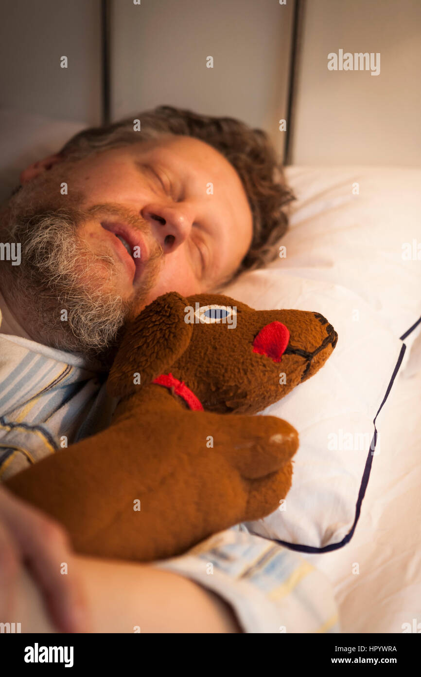Night man sleeping dream hi-res stock photography and images - Alamy