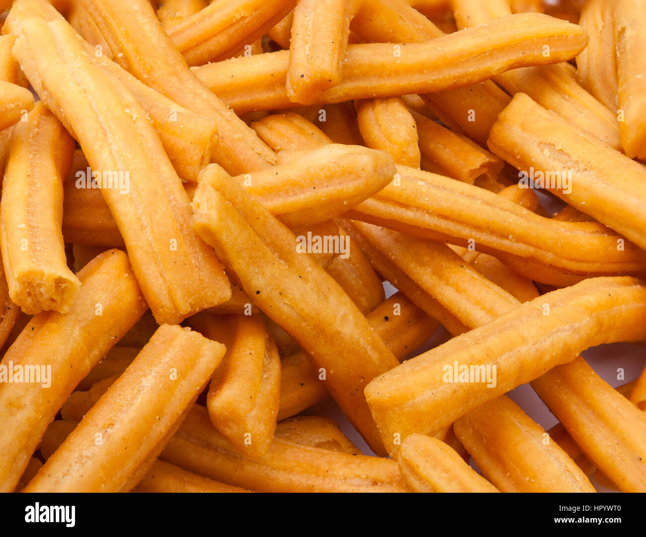 Closeup to Chicken Leg Snack / Dried Biscuit Stick Background Stock ...
