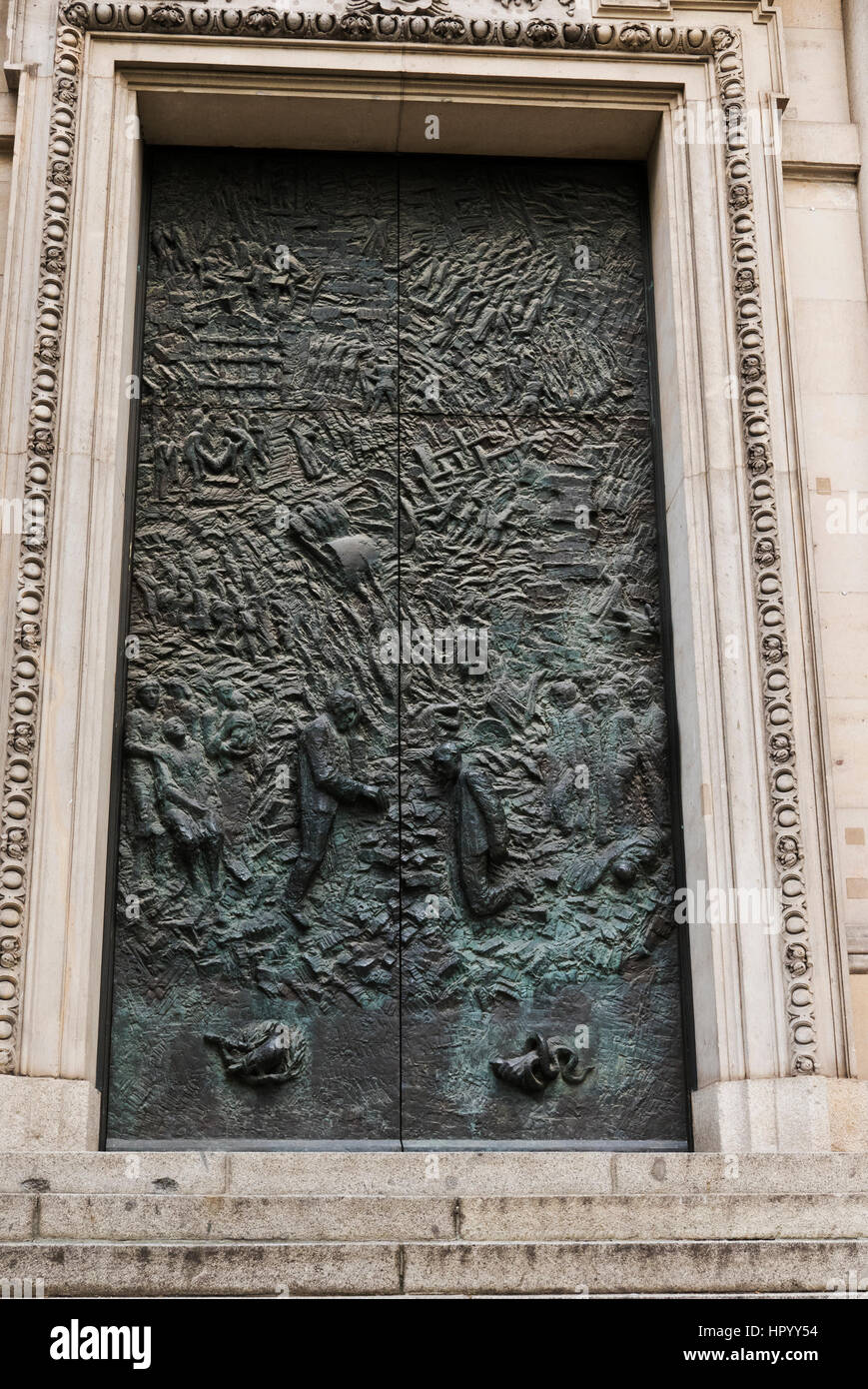 A cast iron door of the Berlin Cathedral, Berlin, Germany Stock Photo ...