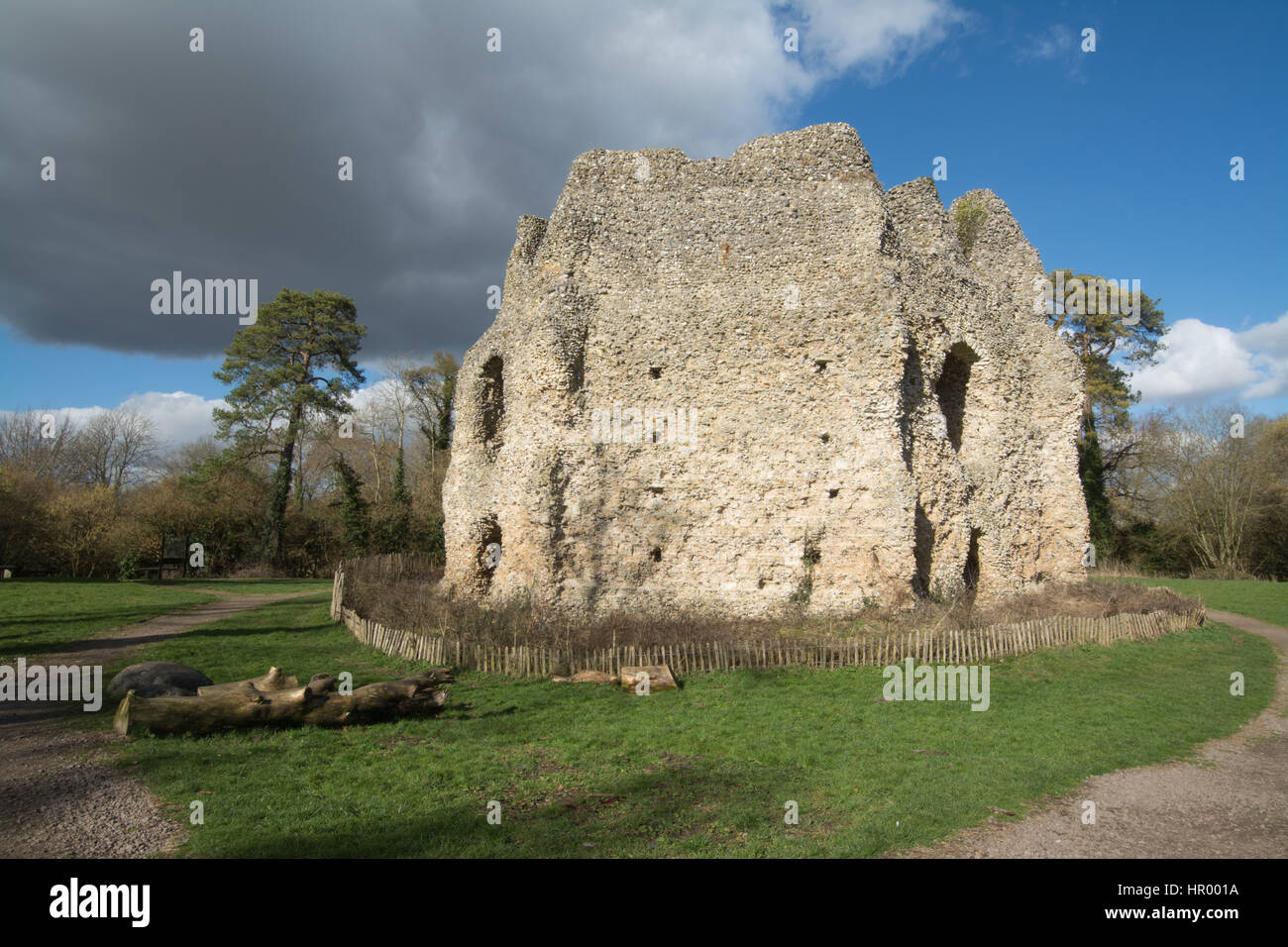 Odiham Castle or King John’s Castle in Hampshire, UK Stock Photo - Alamy