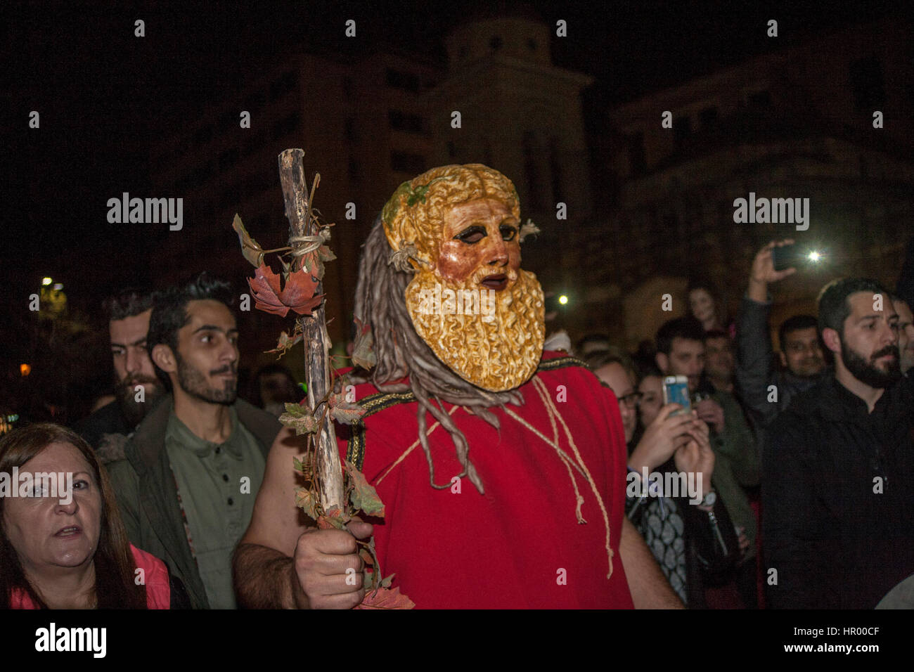 Athens, Greece. 25th Feb, 2017. Falliforia or Fallagogia is called an ...