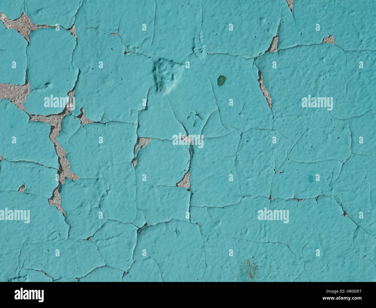 The texture of a wall with cracked blue paint Stock Photo - Alamy