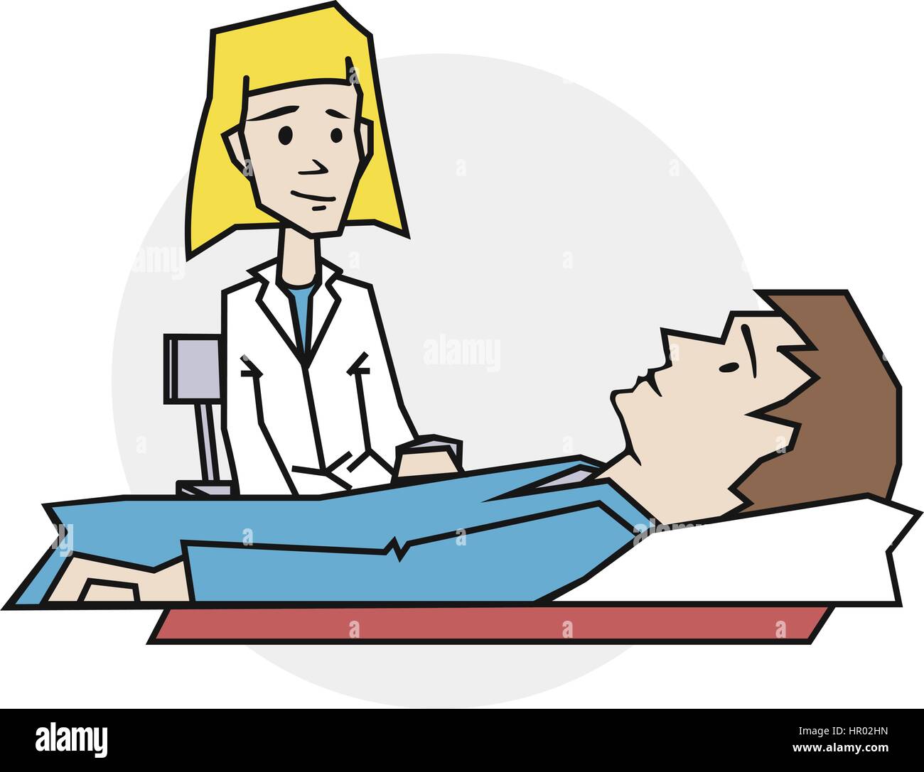 Healthcare nurse patient Stock Vector Images - Alamy