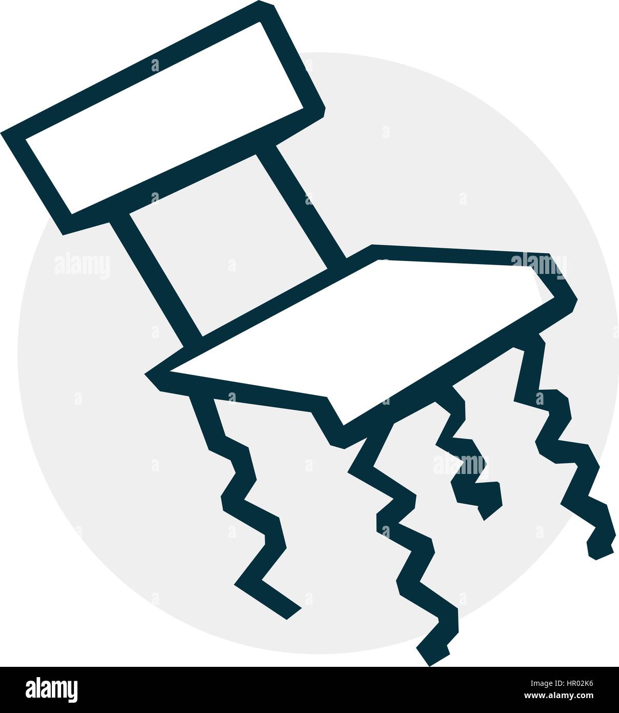 Problematic chair icon Stock Vector Image & Art - Alamy