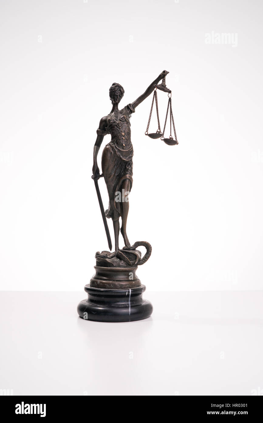 Themis on white background Stock Photo - Alamy
