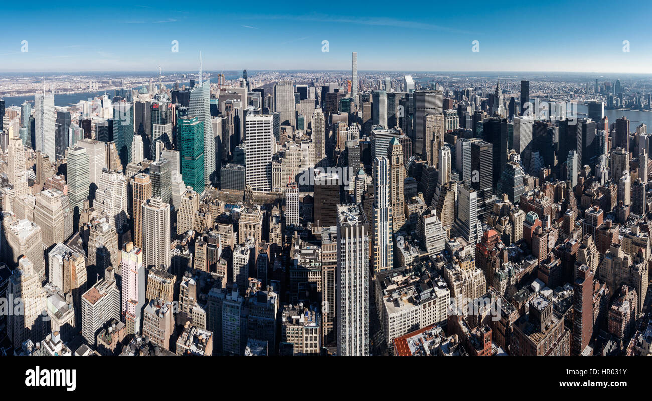 View from Empire State Building, New York City Stock Photo - Alamy