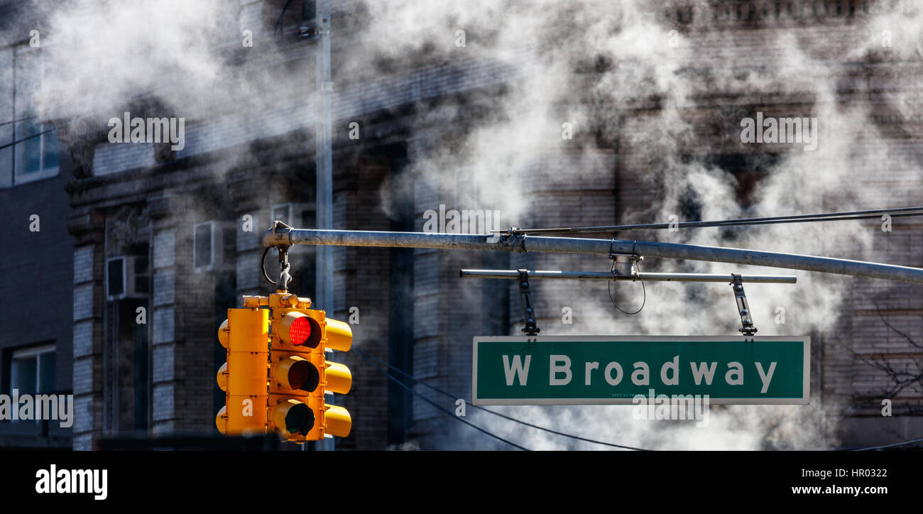 W Broadway New York Stock Photo - Alamy