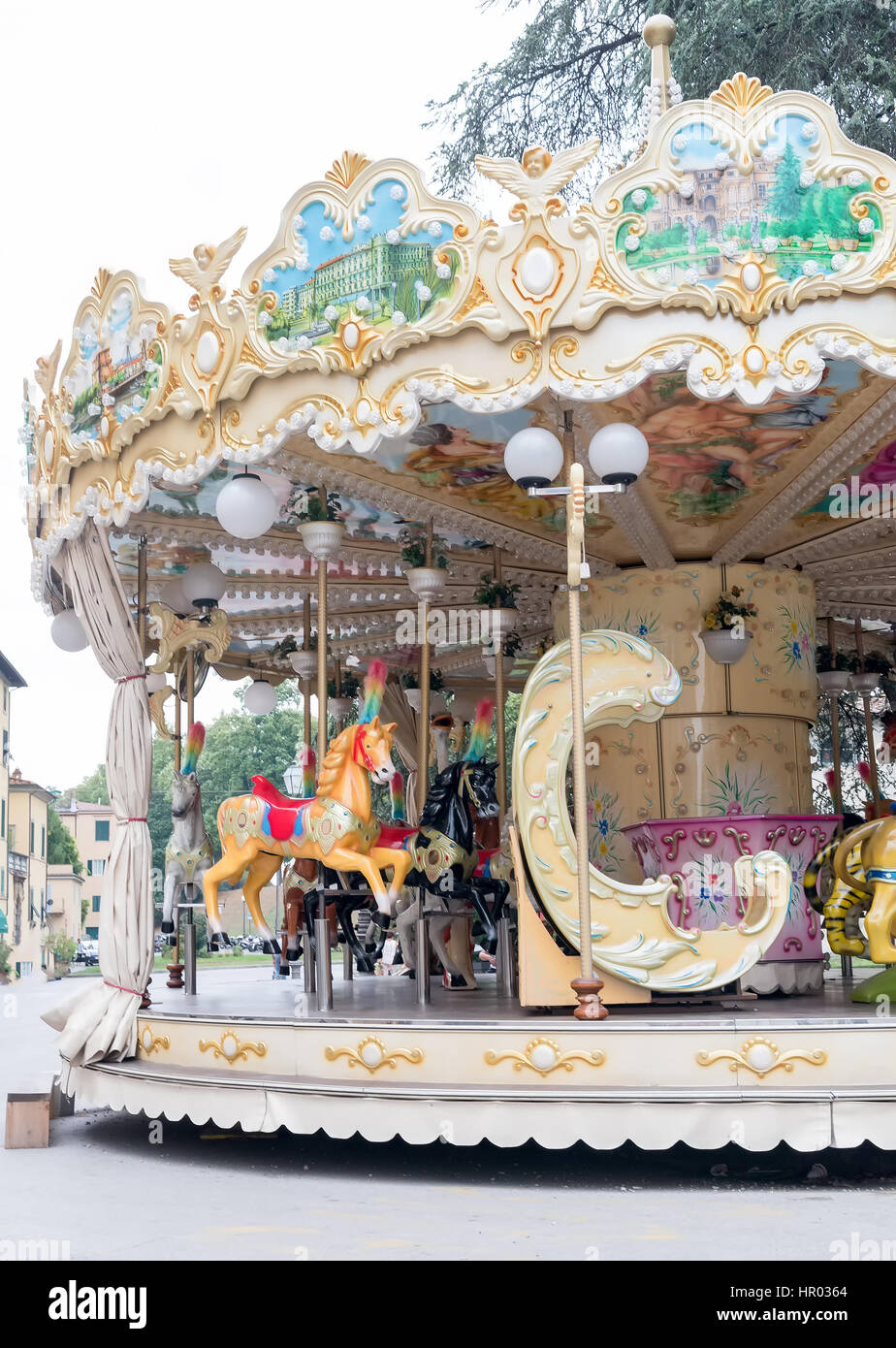 Carousel horses fairground speed hi-res stock photography and images ...