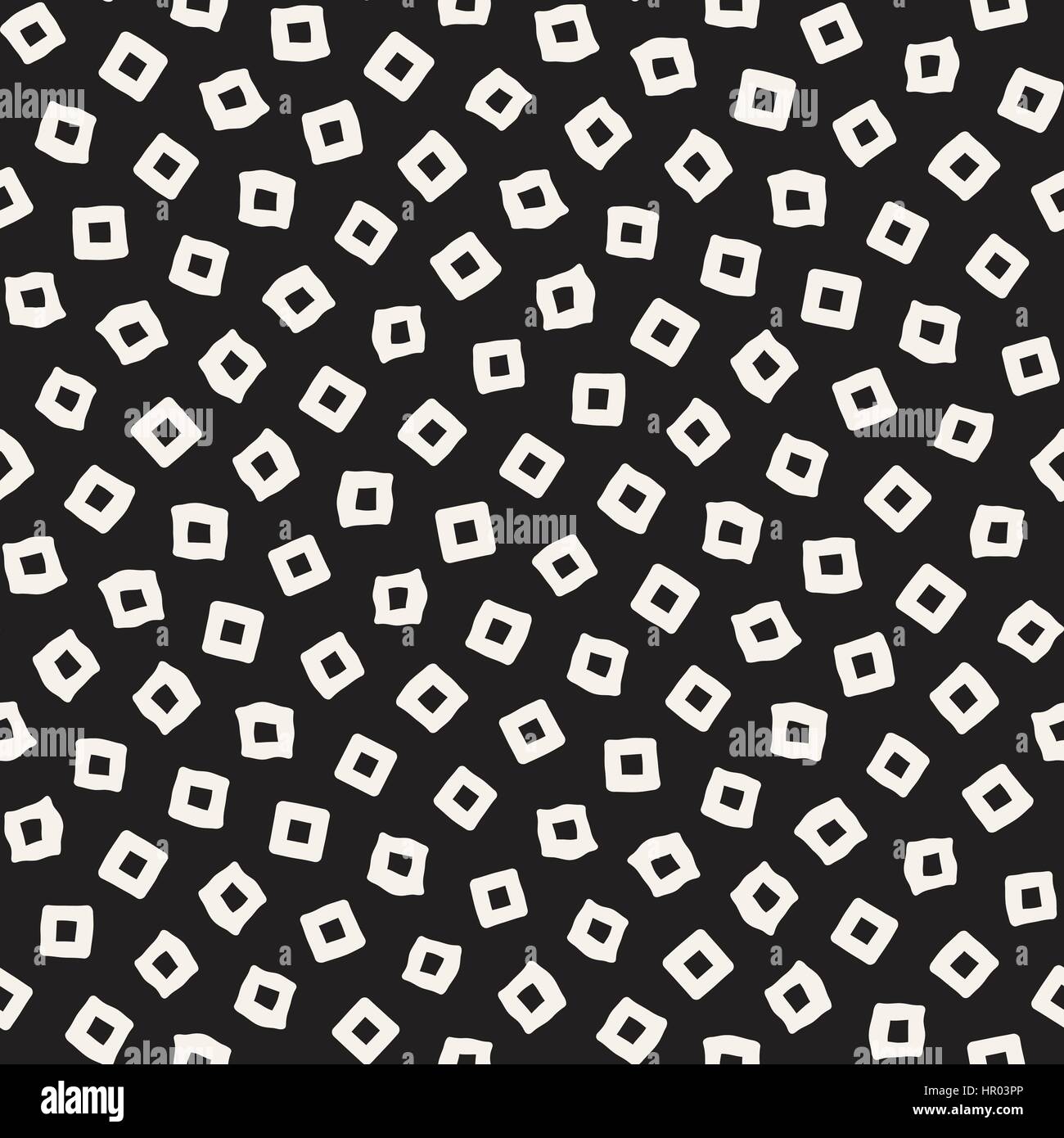 Stylish Doodle Scattered Shapes. Artistic Hand Drawn Texture. Vector ...