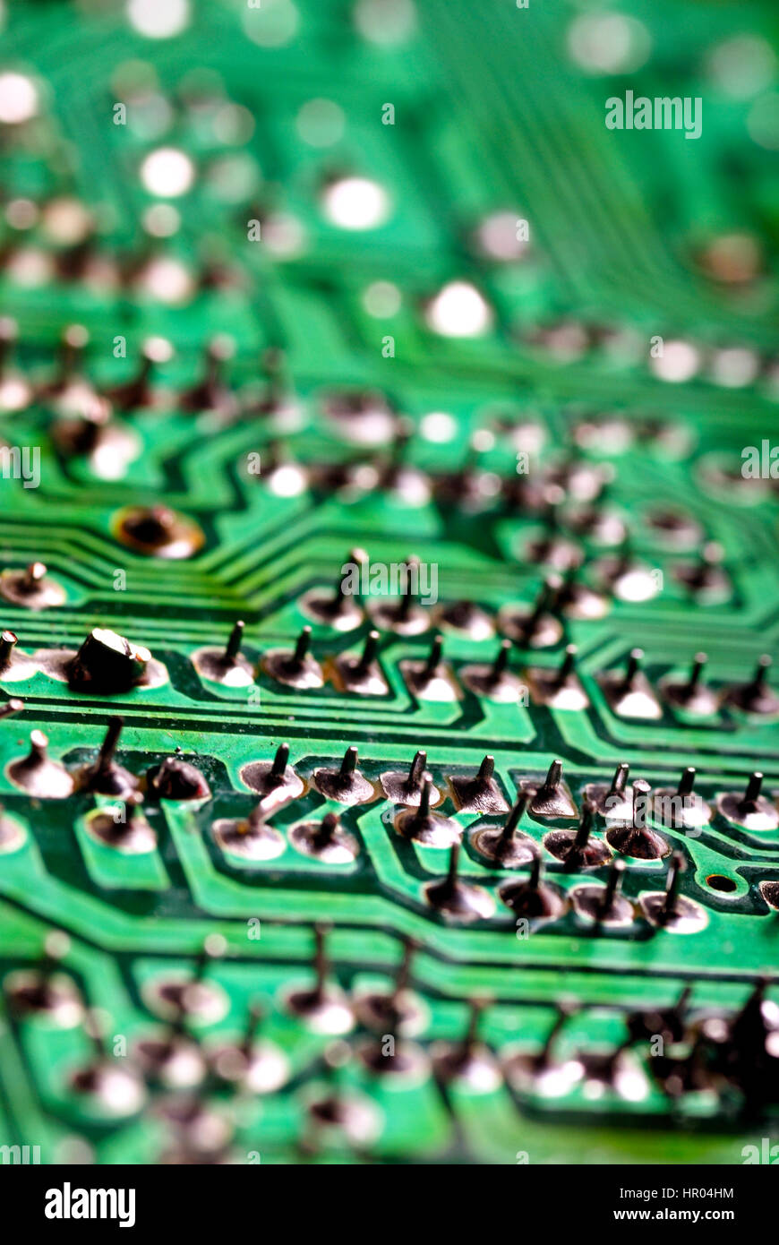 macro detail of a computer circuit board Stock Photo - Alamy