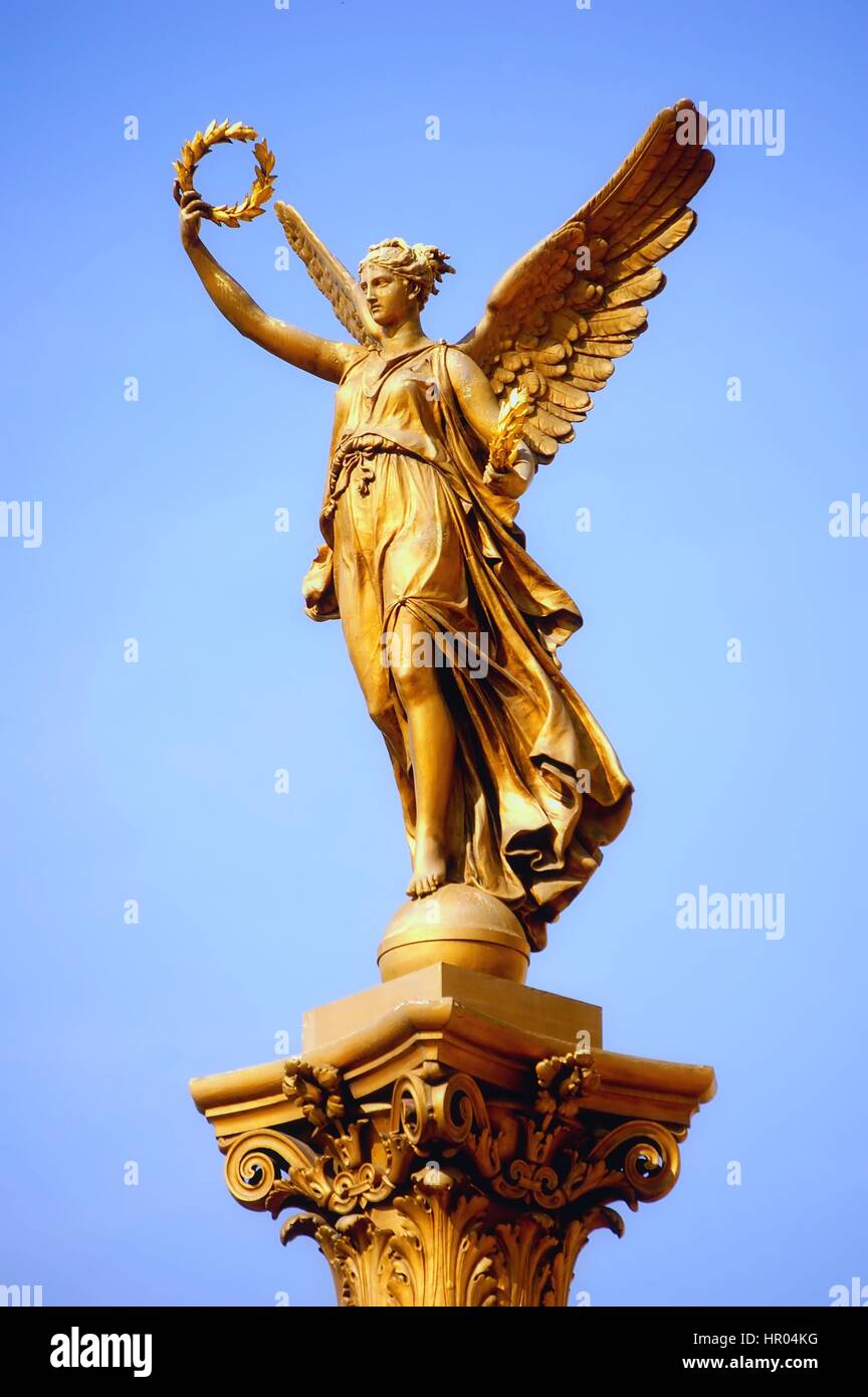 angel of victory statue Stock Photo - Alamy