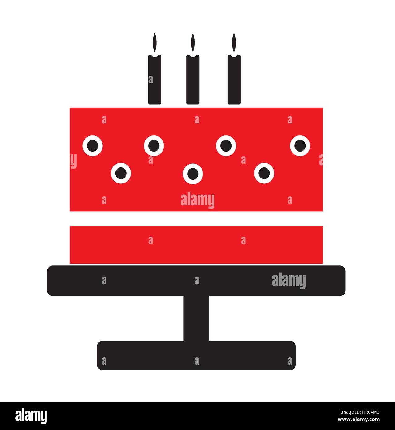 Birthday cake vector vectors hi-res stock photography and images - Alamy