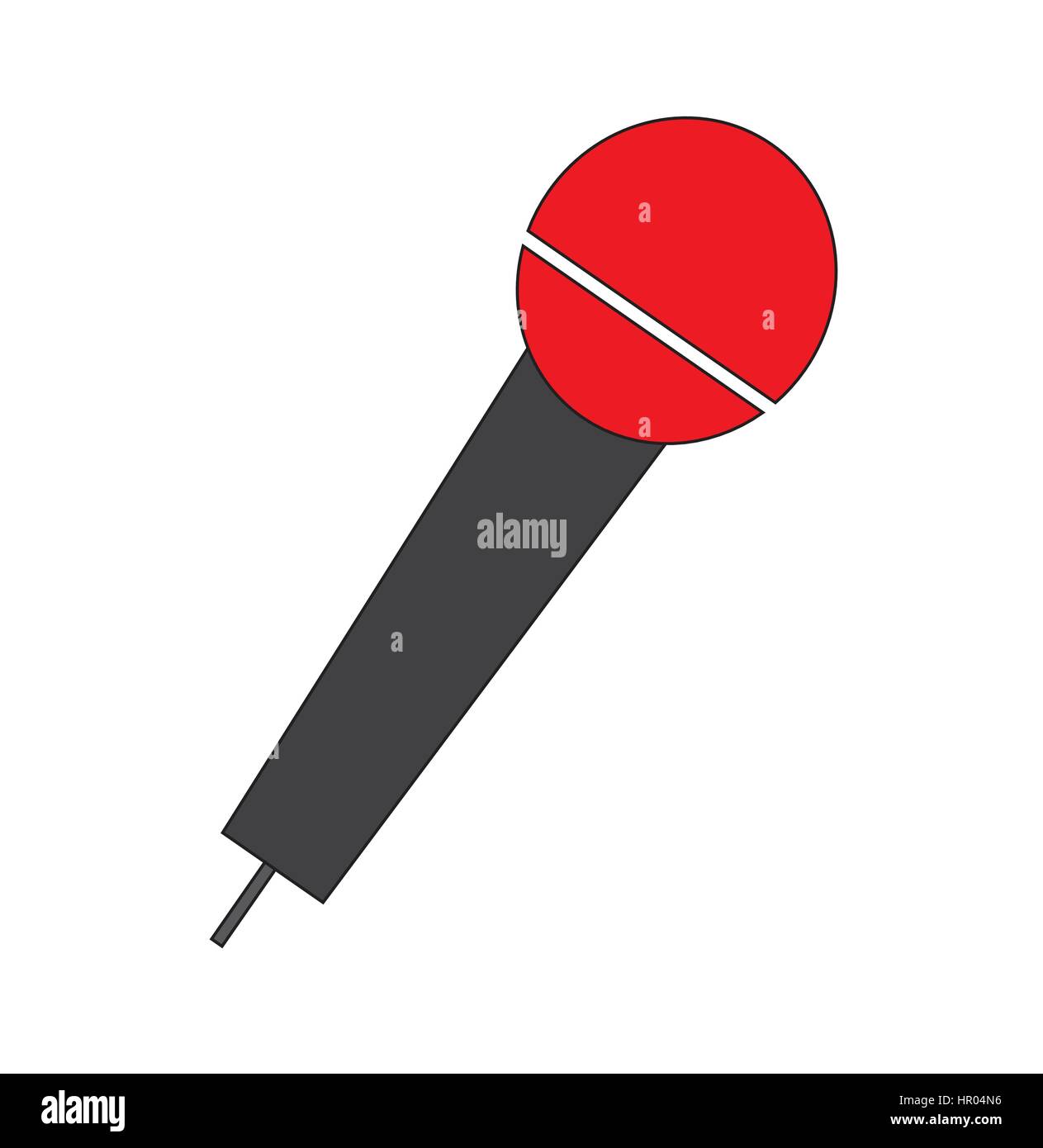 Mic vector vectors hi-res stock photography and images - Alamy