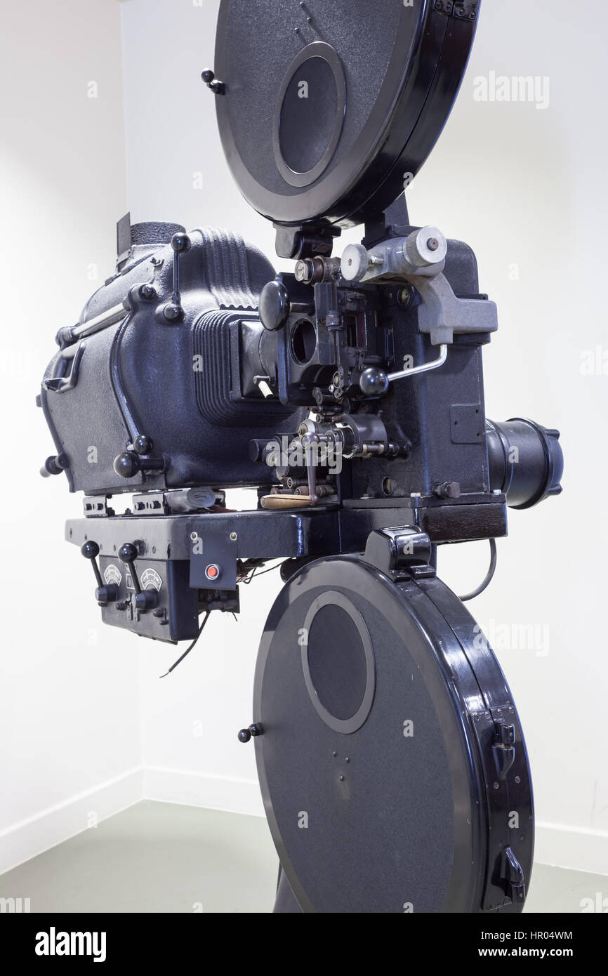 Old fashioned movie projector in hi-res stock photography and images ...