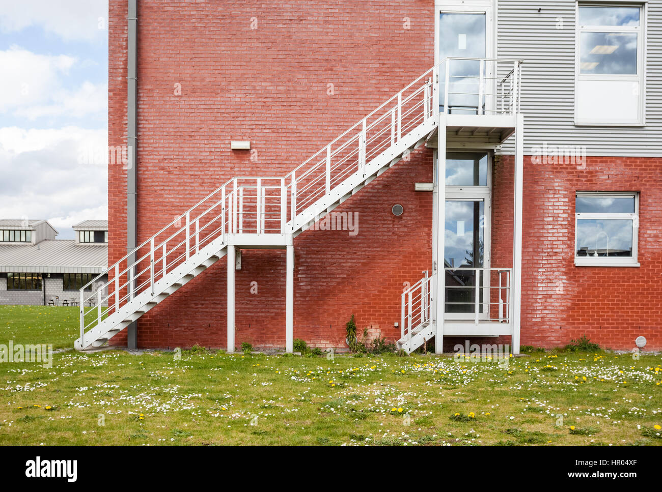 Emergency exit stairs hi-res stock photography and images - Alamy