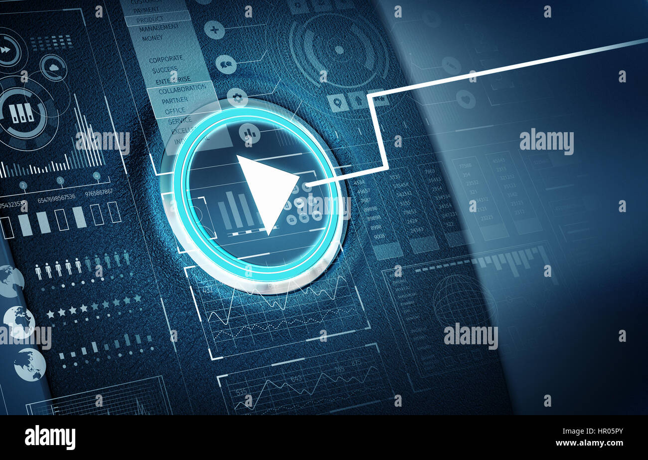 User digital display . Mixed media Stock Photo - Alamy